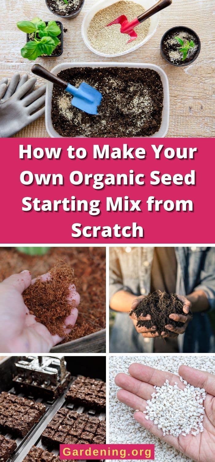 How to Make Your Own Organic Seed Starting Mix from Scratch - Gardening