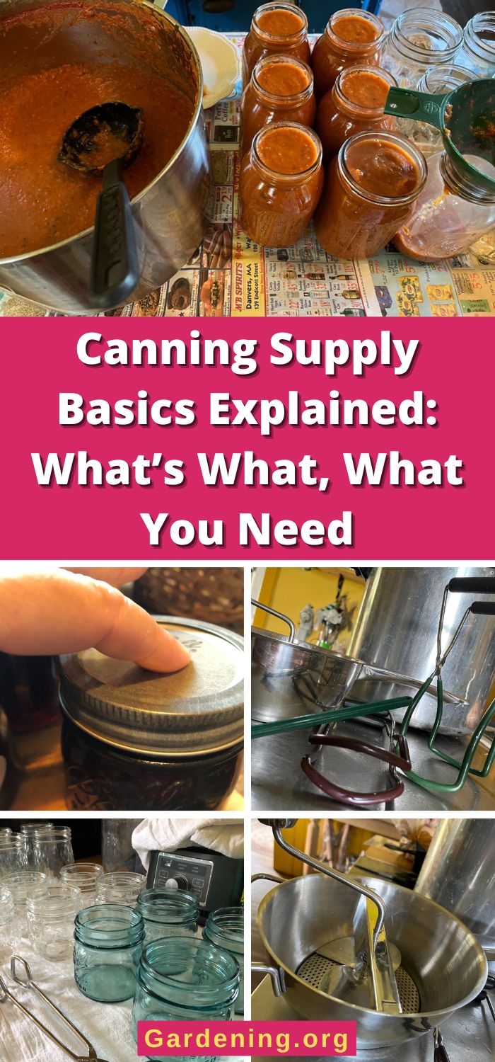 Canning Supply Basics Explained: What’s What, What You Need - Gardening