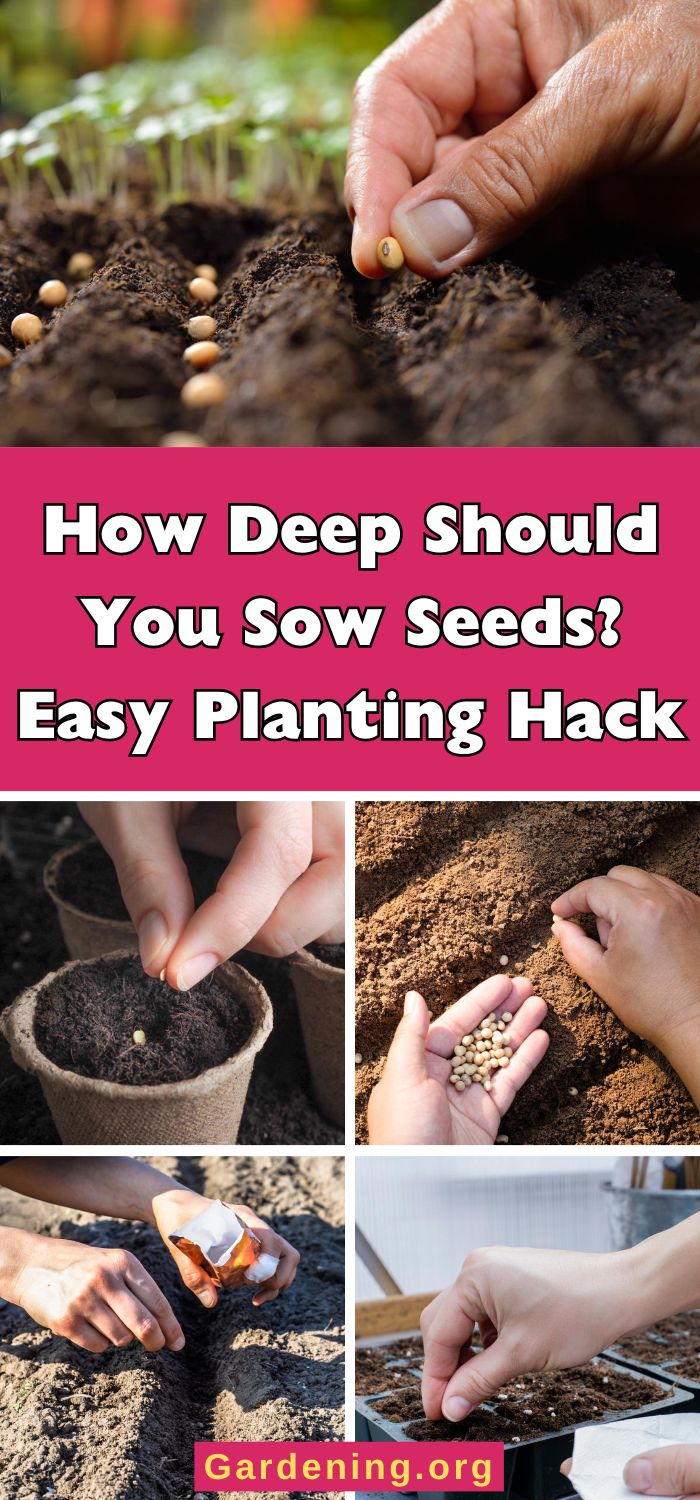 How Deep Should You Sow Seeds? (Easy Planting Hack) - Gardening
